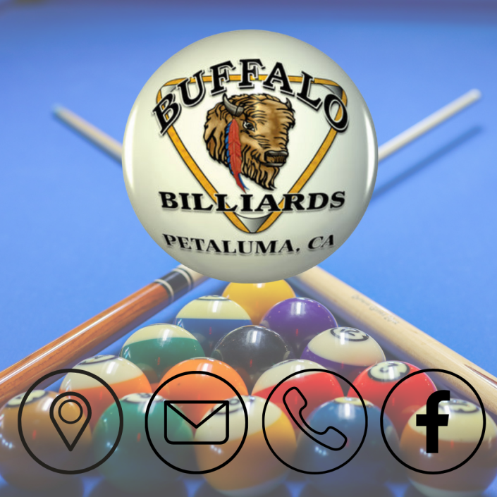 Legendary Buffalo Billiards Pool Hall, Petaluma, CA